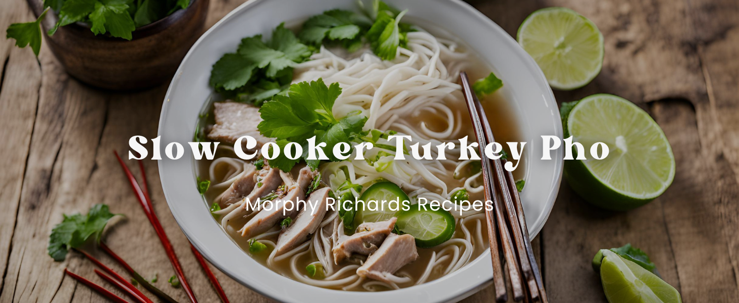 Slow Cooker Turkey Pho – Morphy Richards-UK