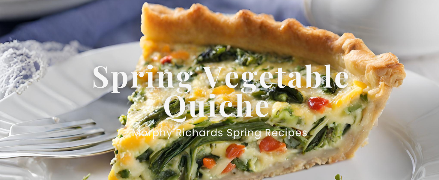 Spring Vegetable Quiche Recipe – Morphy Richards-UK