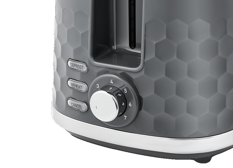 Hive 2-Slice Toaster Grey – Morphy Richards-UK