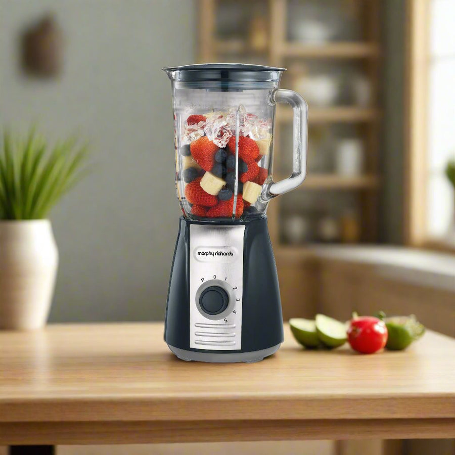 Total Control Jug Table Blender Grey – Morphy Richards-UK
