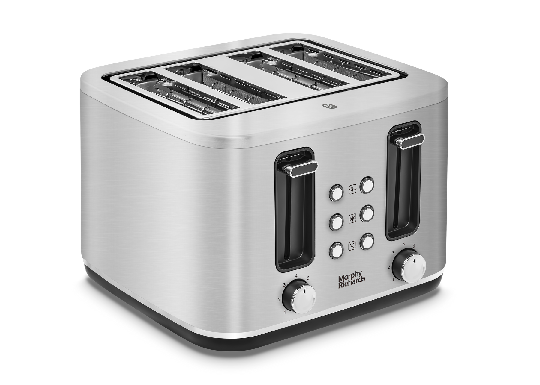 Motive Silver 4 Slice Toaster - Brushed Steel – Morphy Richards UK