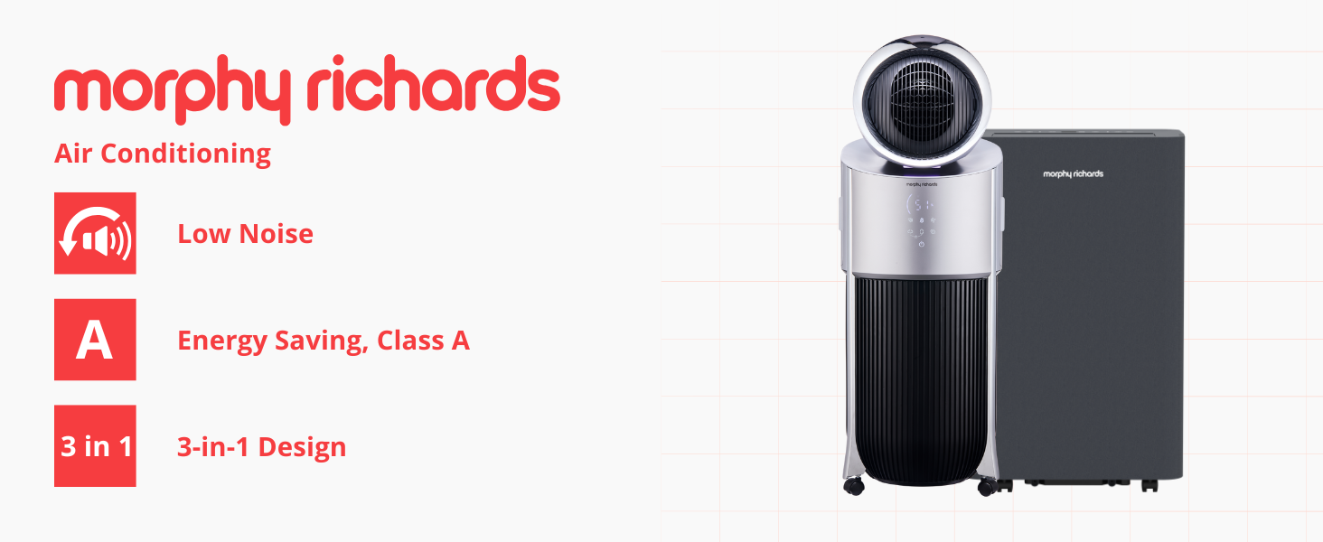 Morphy Richards Flexi Freeze 12K BTU Portable Air Conditioning Unit