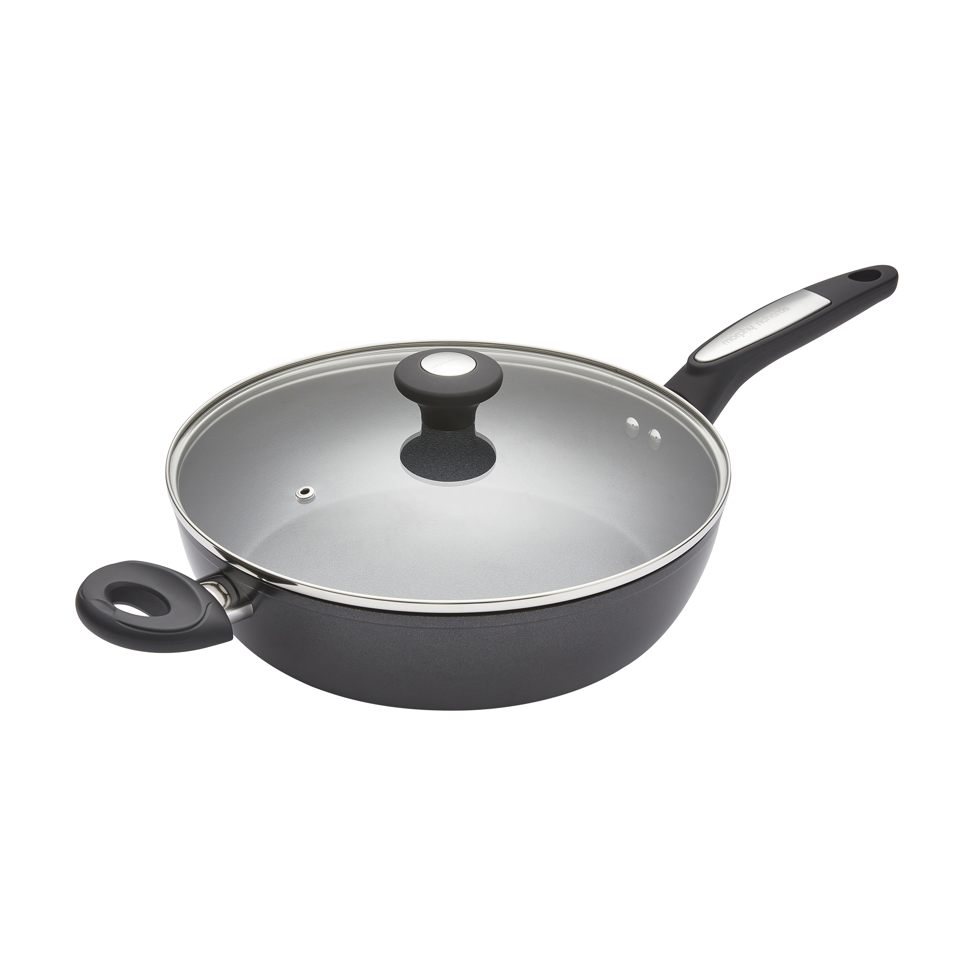 Morphy Richards 28cm Forged Aluminium Lidded Saute Pan