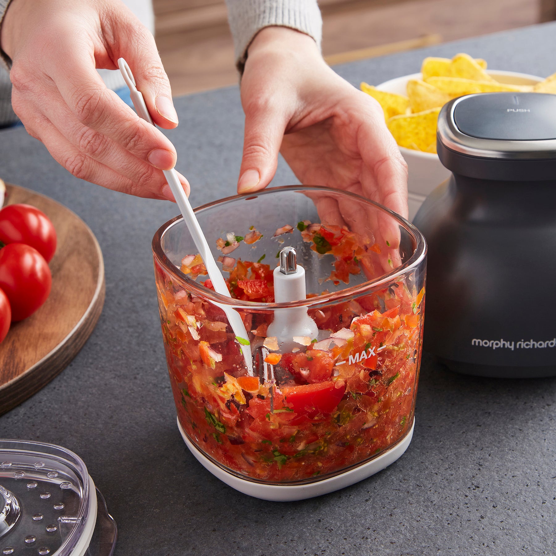 Morphy Richards Rechargeable Multifunction 3-in-1 Mini Food Chopper