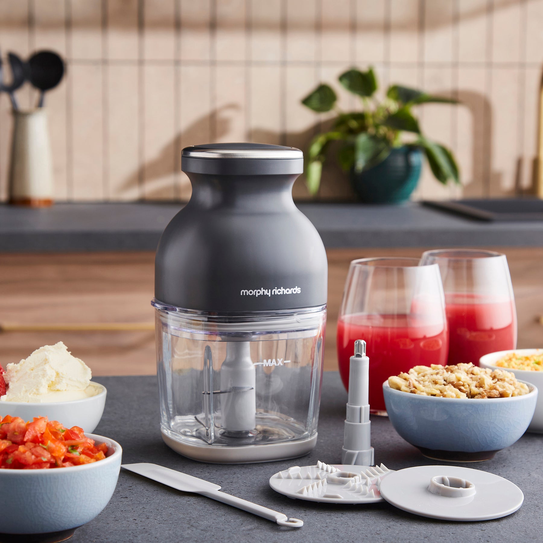 Morphy Richards Rechargeable Multifunction 3-in-1 Mini Food Chopper