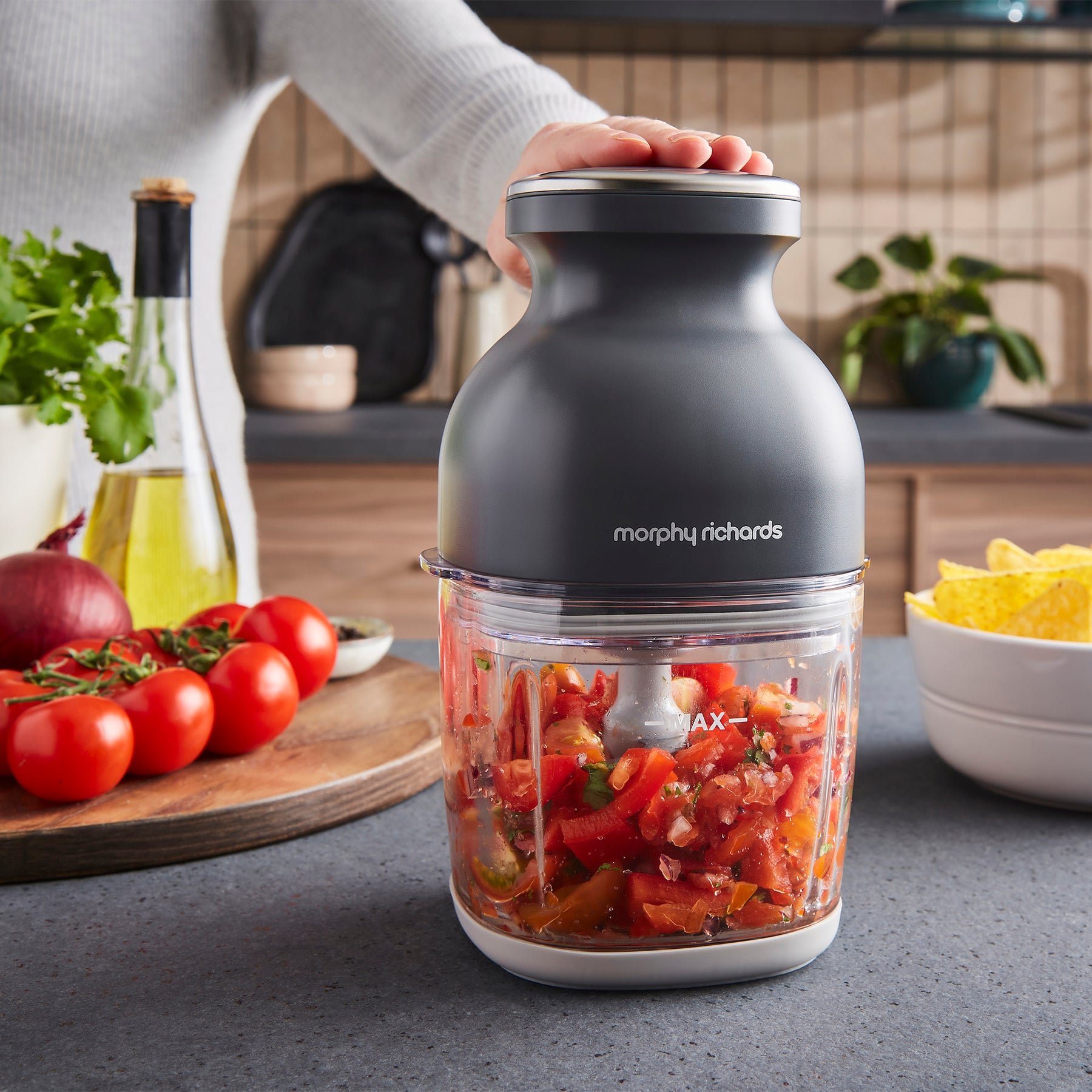 Morphy Richards Rechargeable Multifunction 3-in-1 Mini Food Chopper