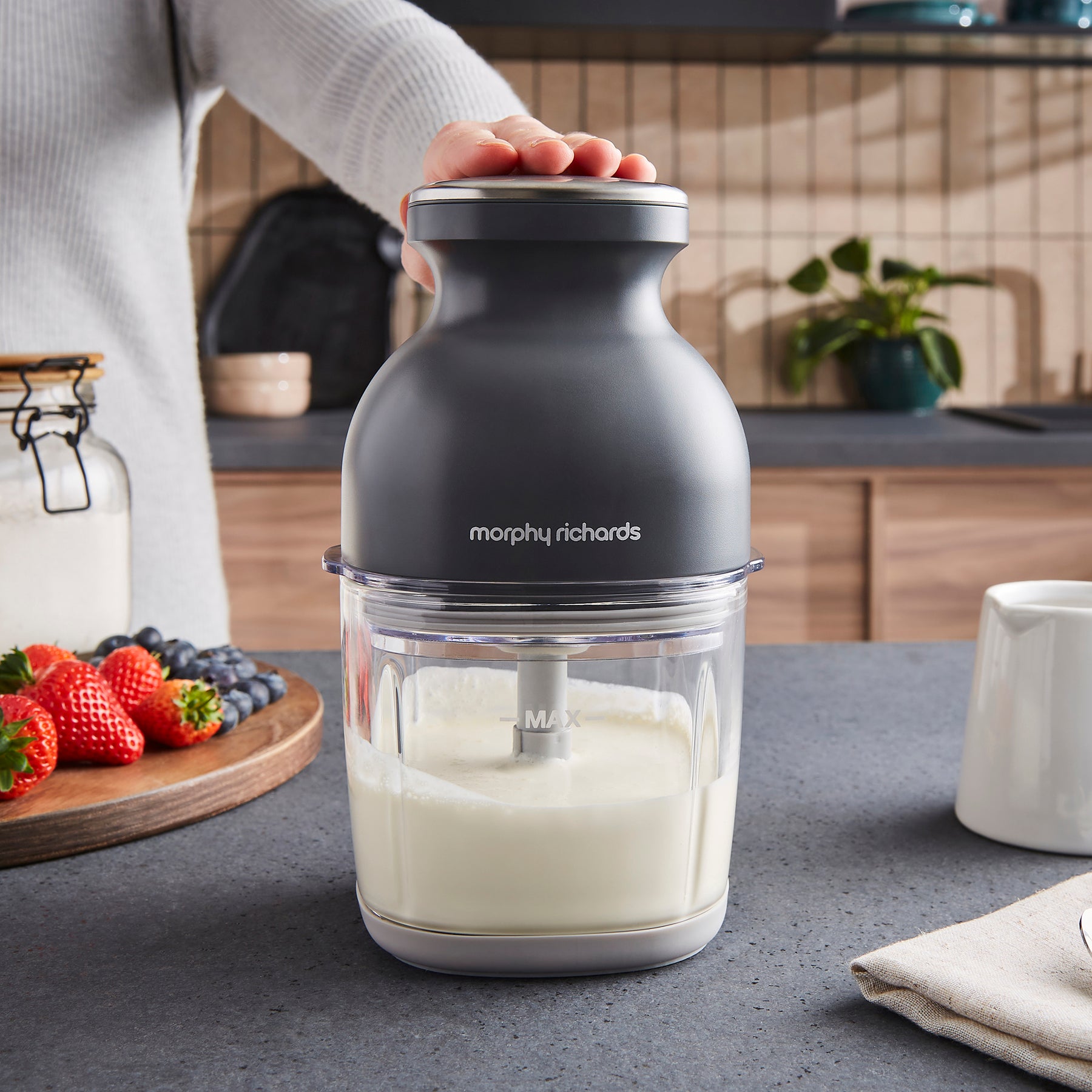 Morphy Richards Rechargeable Multifunction 3-in-1 Mini Food Chopper
