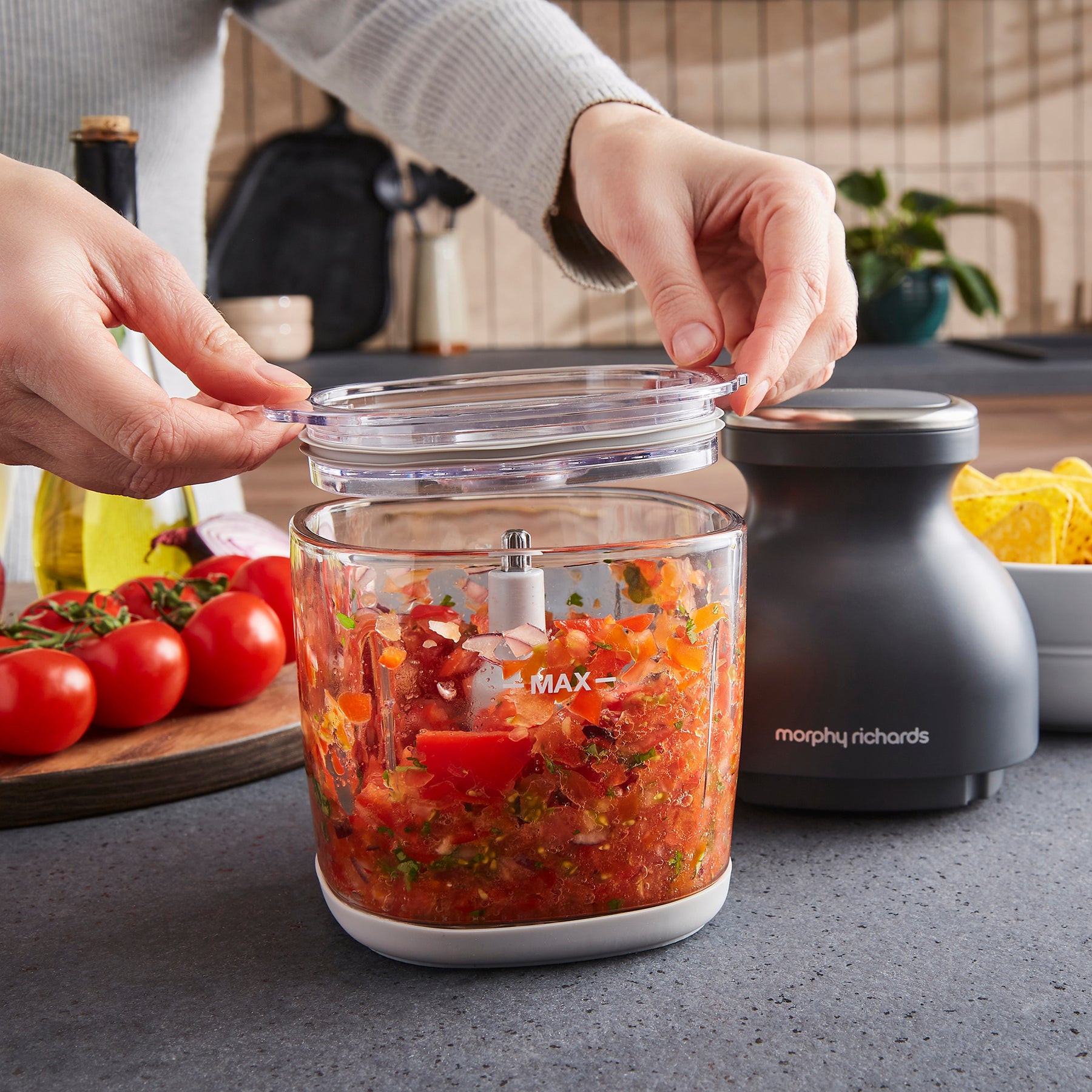 Morphy Richards Rechargeable Multifunction 3-in-1 Mini Food Chopper
