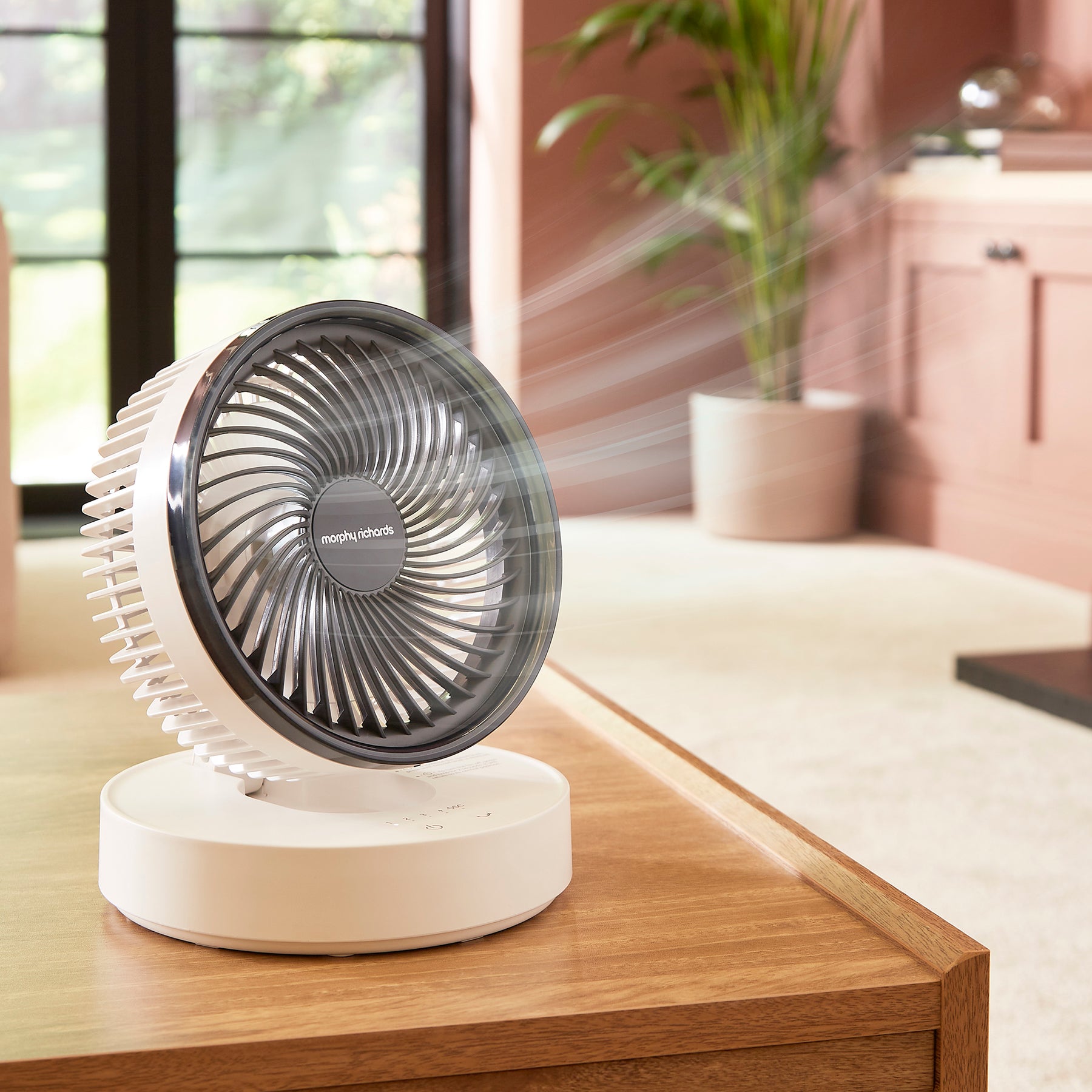 Morphy Richards Air Flex 6” Portable Oscillating Rechargeable USB Fan ...