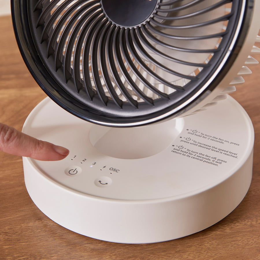 Morphy Richards Air Flex 6” Portable Oscillating Rechargeable USB Fan ...