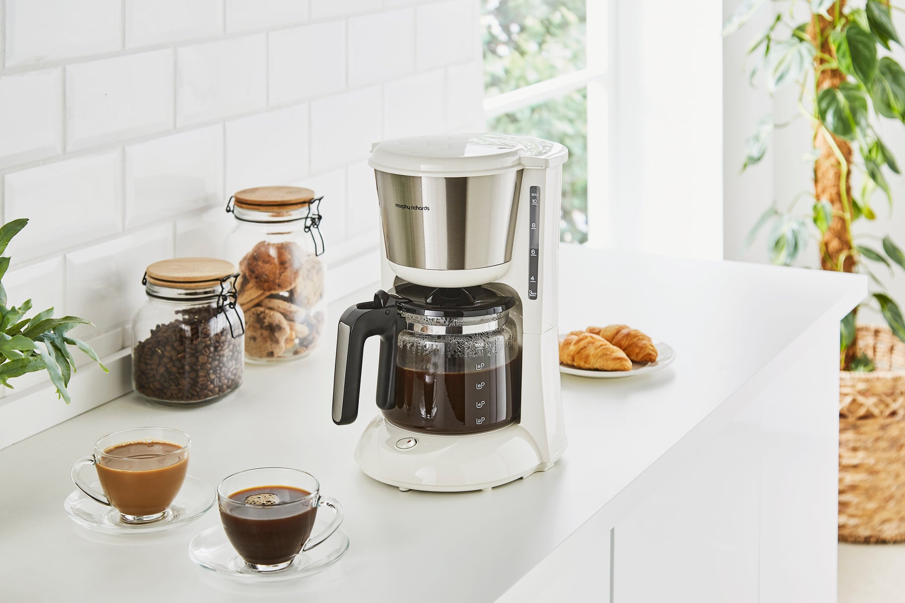 Morphy Richards Equip Filter Coffee Machine - Cream