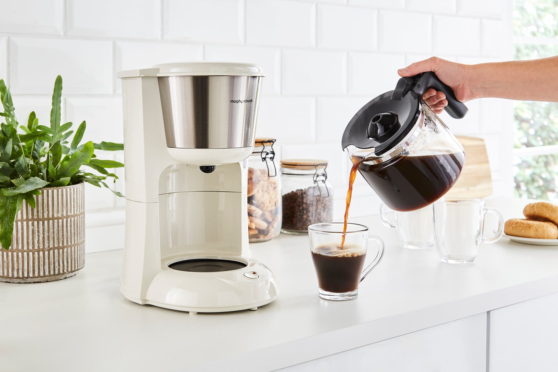 Morphy Richards Equip Filter Coffee Machine - Cream – Morphy Richards-UK