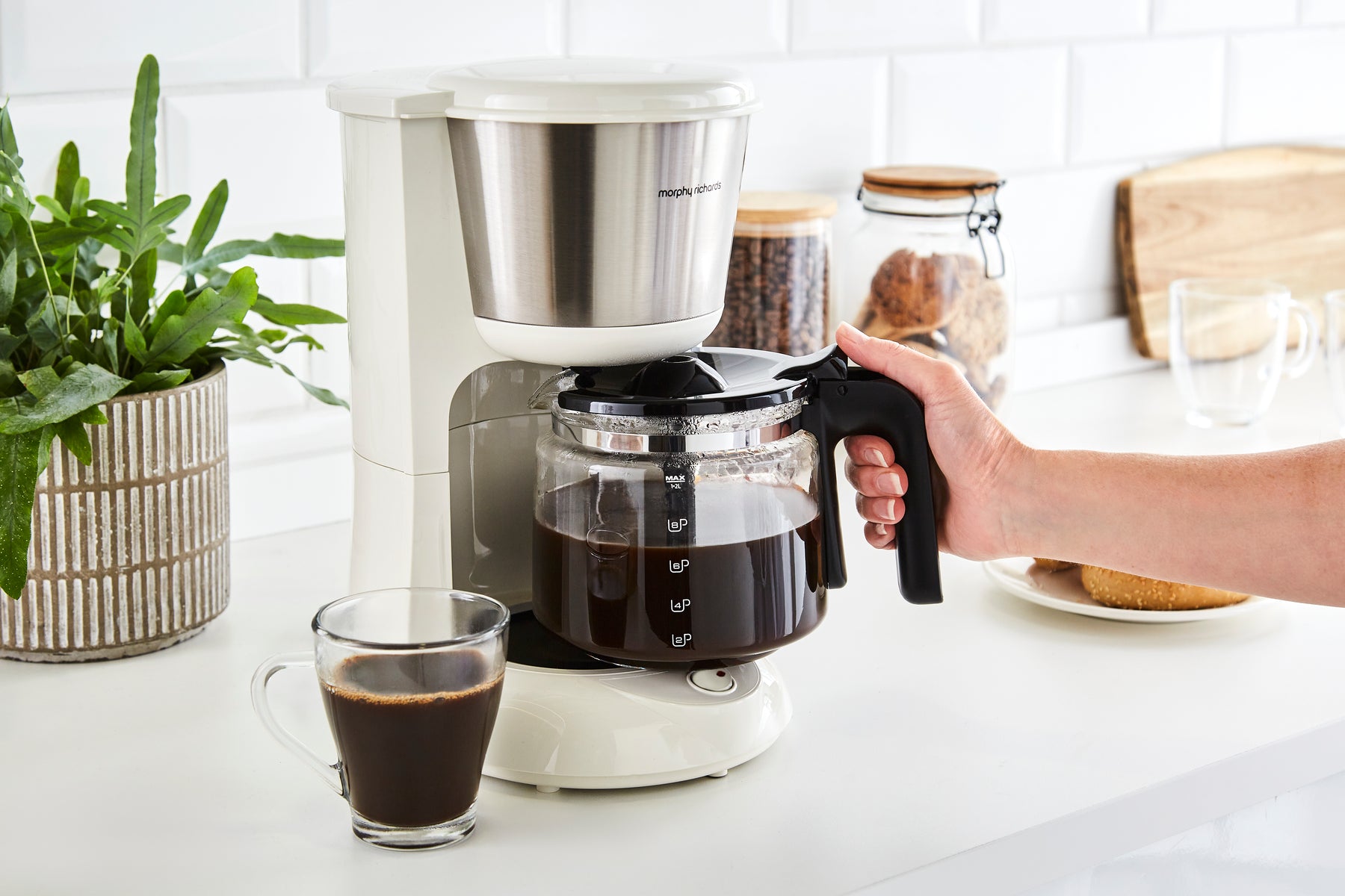 Morphy Richards Equip Filter Coffee Machine - Cream – Morphy Richards-UK