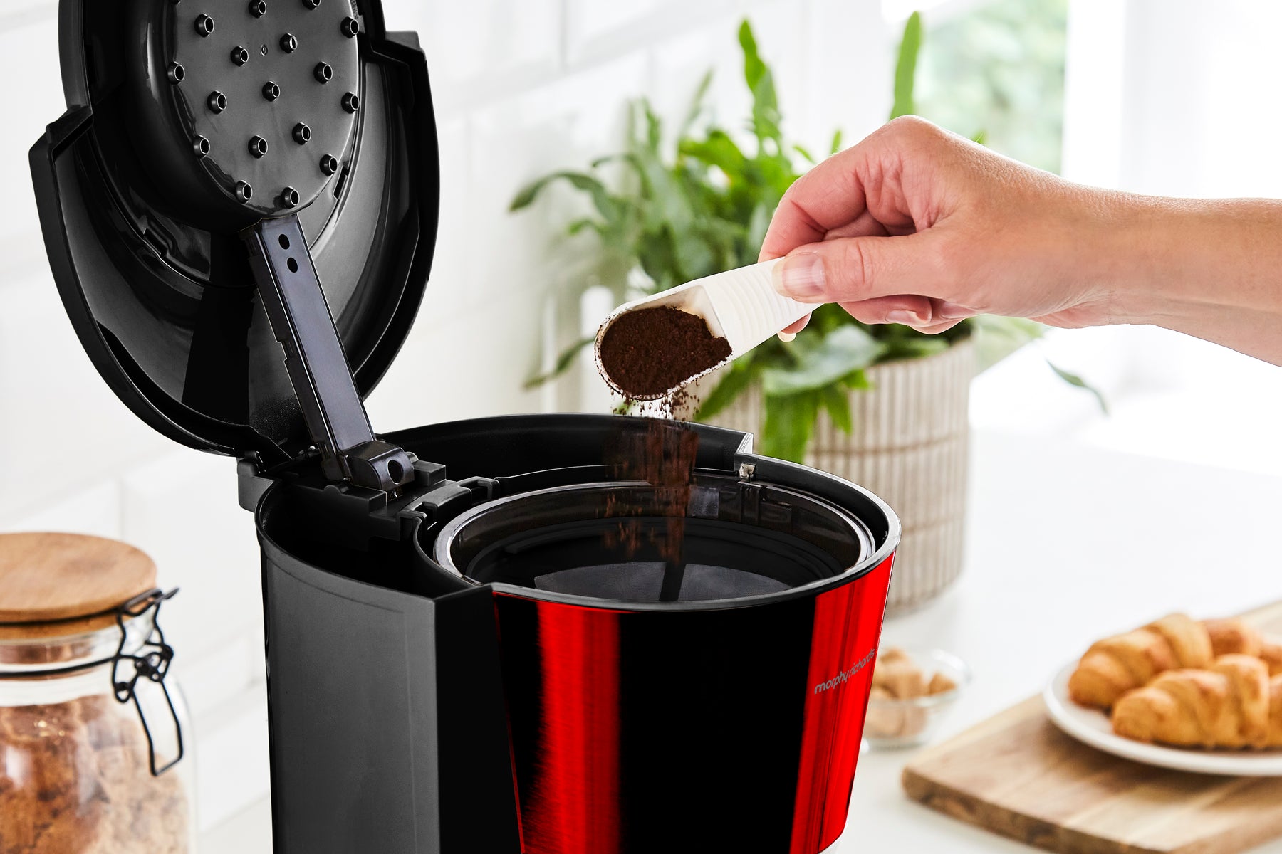 Morphy Richards Equip Filter Coffee Machine - Red – Morphy Richards-UK