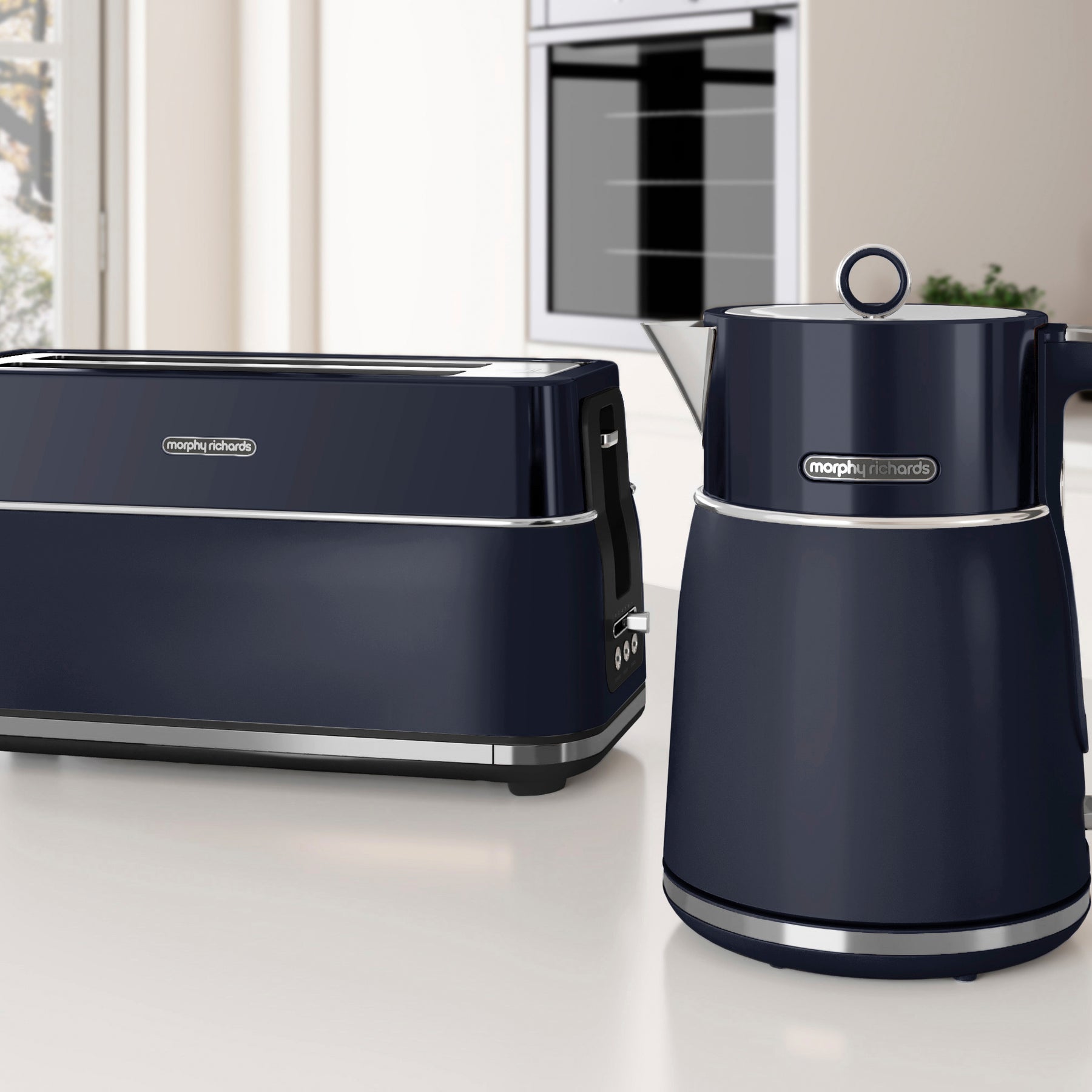 Signature Matt Blue 4-Slice Toaster – Morphy Richards-UK