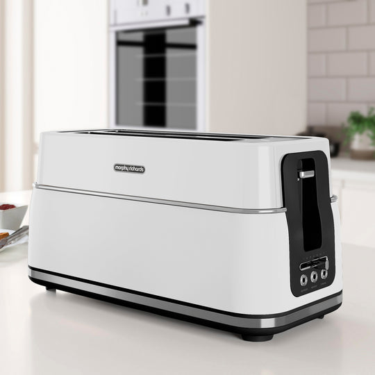 Signature Matt White 4-Slice Toaster – Morphy Richards-UK