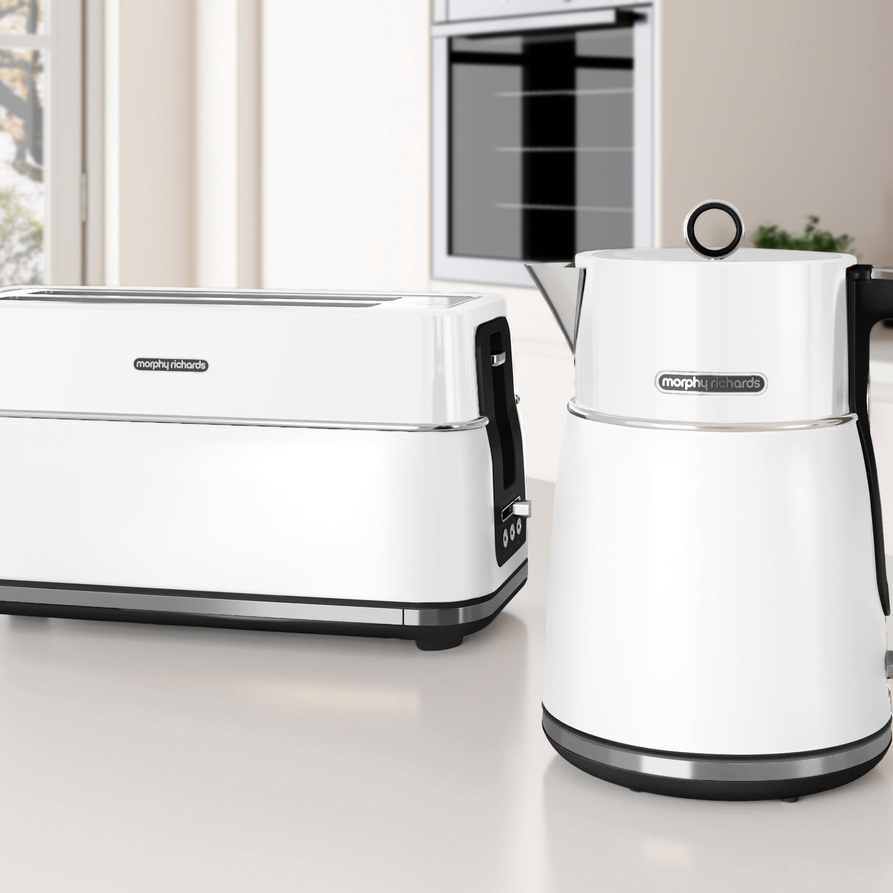 Signature Matt 4-Slice Toaster White – Morphy Richards-UK